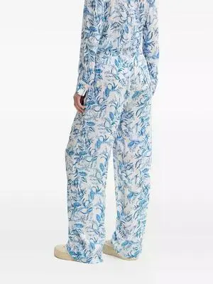 Melissa Odabash Leaf-print Trousers