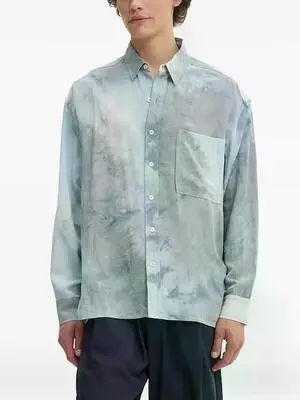 IRO PARIS Tie-dye Patch-pocket Shirt