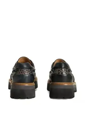 Woolrich Leather Crocodile-effect Shoes