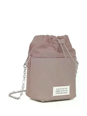 MAISON MARGIELA Small 5ac Drawstring Bucket Bag - Brown