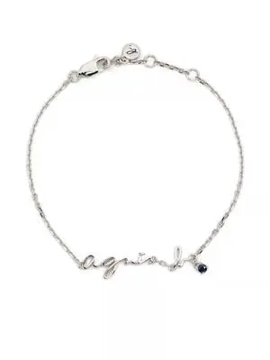 AGNÈS B. Logo Bracelet - Blue