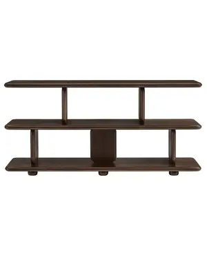 MODWAY Lyle Sculptural 2-tier Bookshelf