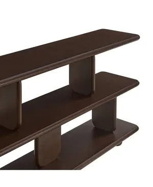 MODWAY Lyle Sculptural 2-tier Bookshelf