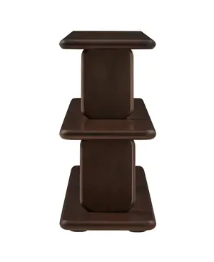 MODWAY Lyle Sculptural 2-tier Bookshelf