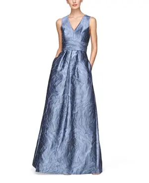 KAY UNGER Mariah Gown - Blue