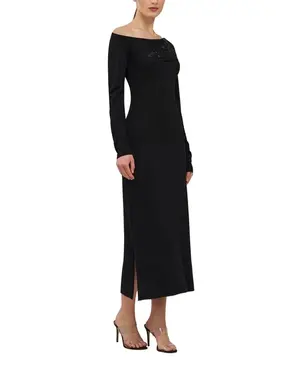 KAY UNGER Imani Tea Length Dress