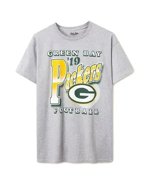 Junk Food Clothing Nfl Green Bay Packers Bootleg Flea Market Tee - Heather Grey
