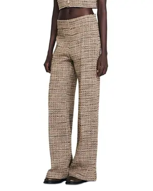Sandro Decorative Tweed Trousers