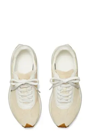 Tory Burch Suede Sneaker - Light Cream/bianco