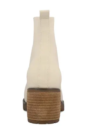 Mia Fabiola Front Zip Ankle Boots - Seashell