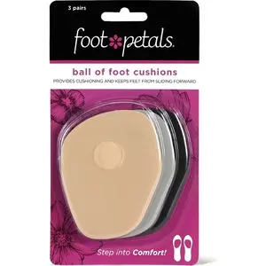 FOOT PETALS Ball Of Foot Cushions 3 Pairs - Assorted