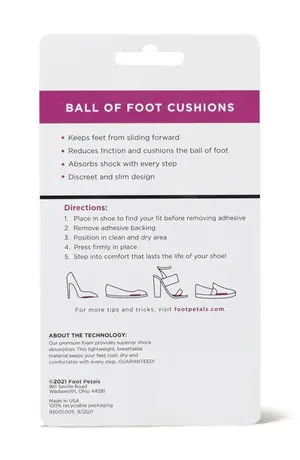 FOOT PETALS Ball Of Foot Cushions 3 Pairs