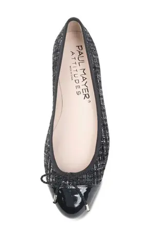 PAUL MAYER ATTITUDES Cap Toe Ballet Flat