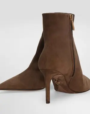 Dolce & Gabbana Devotion Suede Ankle Boots