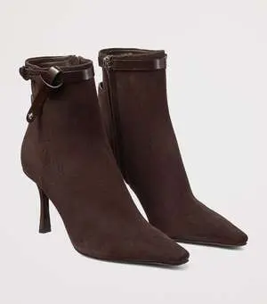JIMMY CHOO Camie Ab 85 Suede Heeled Boots