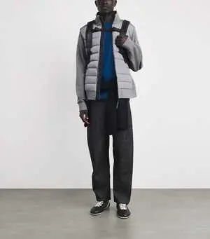 Canada Goose Down Hybridge Huron Zip-up Sweatshirt - Silver