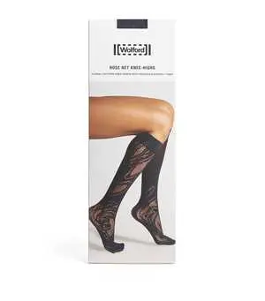 Wolford Net Rose Knee-high Socks