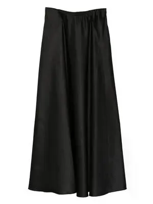 FORTE_FORTE Satin A-line Skirt