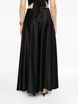 FORTE_FORTE Satin A-line Skirt