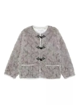 FORTE_FORTE Toggle-fastening Textured Jacket