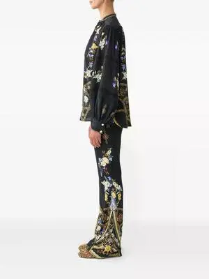 Camilla Floral Ottoman Blouse