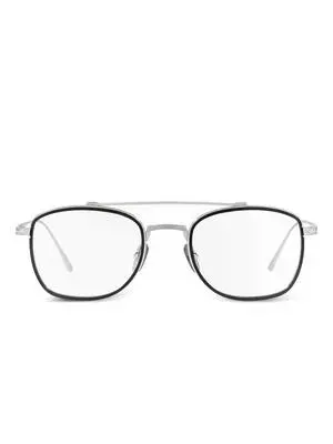 Persol Square-frame Eyeglasses - Silver