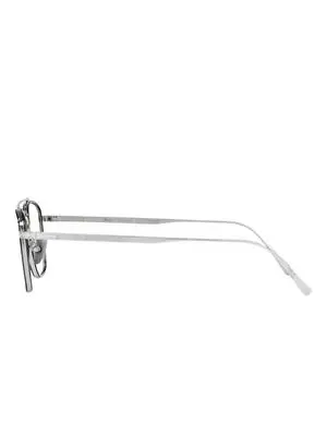 Persol Square-frame Eyeglasses - Silver