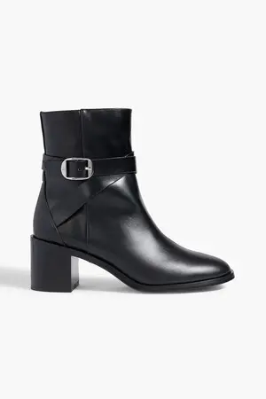 STUART WEITZMAN Esme Leather Ankle Boots