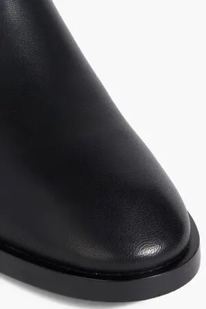 STUART WEITZMAN Microstretch And Leather Over-the-knee Boots