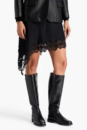 STUART WEITZMAN Leather Knee Boots