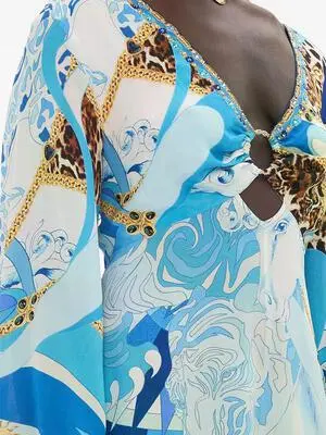 Camilla Hardware Bias Maxi Dress