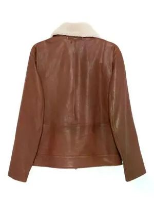 Paul Smith Collared Leather Jacket