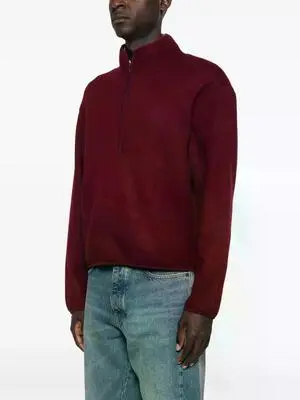 SUNFLOWER Mock-neck Zip Sweatshirt