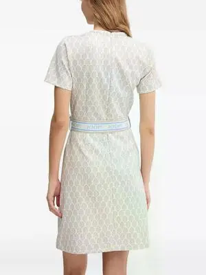 JOOP! Cornflower-print Belted Mini Dress