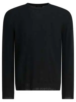 ZANONE Zanone Knitwear Zipped Sweater - Black