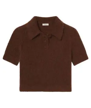 A.L.C. Gio Alpaca Polo Top