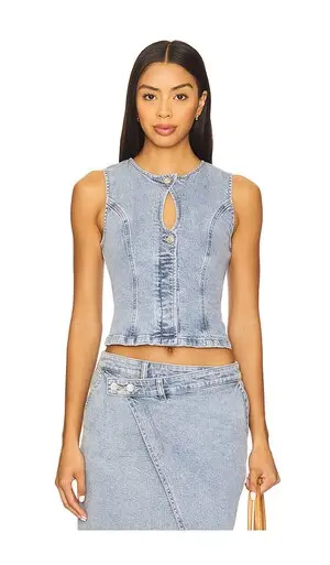 SOVERE / Etch Denim Bodice