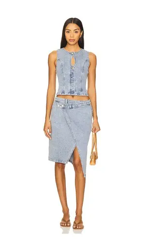 SOVERE / Etch Denim Bodice