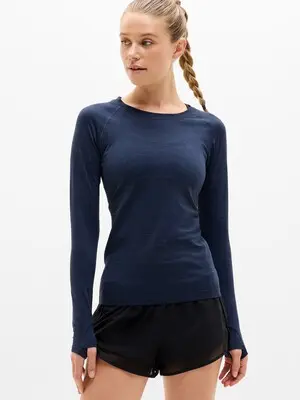 Athleta Momentum Seamless Top - Eclipse Space Dye
