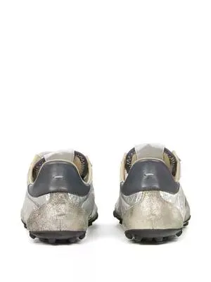 MAISON MARGIELA Metallic Low-top Sneakers - Silver