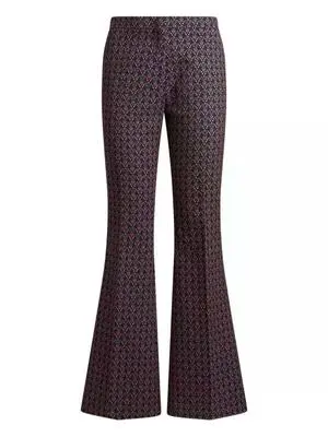 Etro Jacquard Flared Trousers