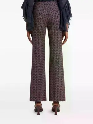 Etro Jacquard Flared Trousers