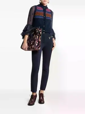 Etro Ruffled Georgette Shirt