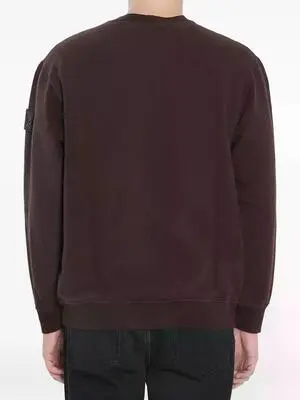 Stone Island Logo-patch Ribbed Sweatshirt