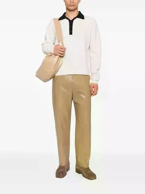 Nanushka Ribbed Polo-neck Sweater