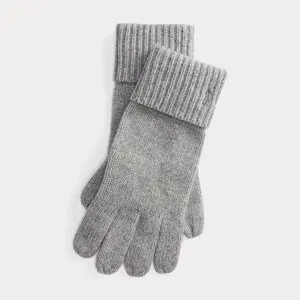Ralph Lauren Wool-cashmere Touchscreen Gloves - Andover Heather