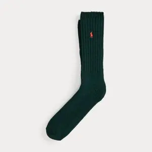 Ralph Lauren Ribbed Wool-blend Socks - Hunter