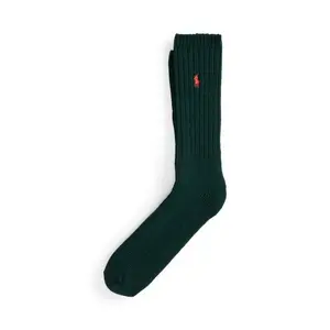 Ralph Lauren Ribbed Wool-blend Socks - Hunter