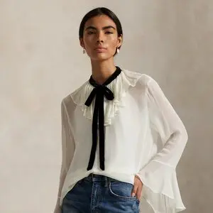 Ralph Lauren Trimmed Blouses