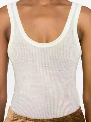 FORTE_FORTE Ribbed Tank Top - Neutrals